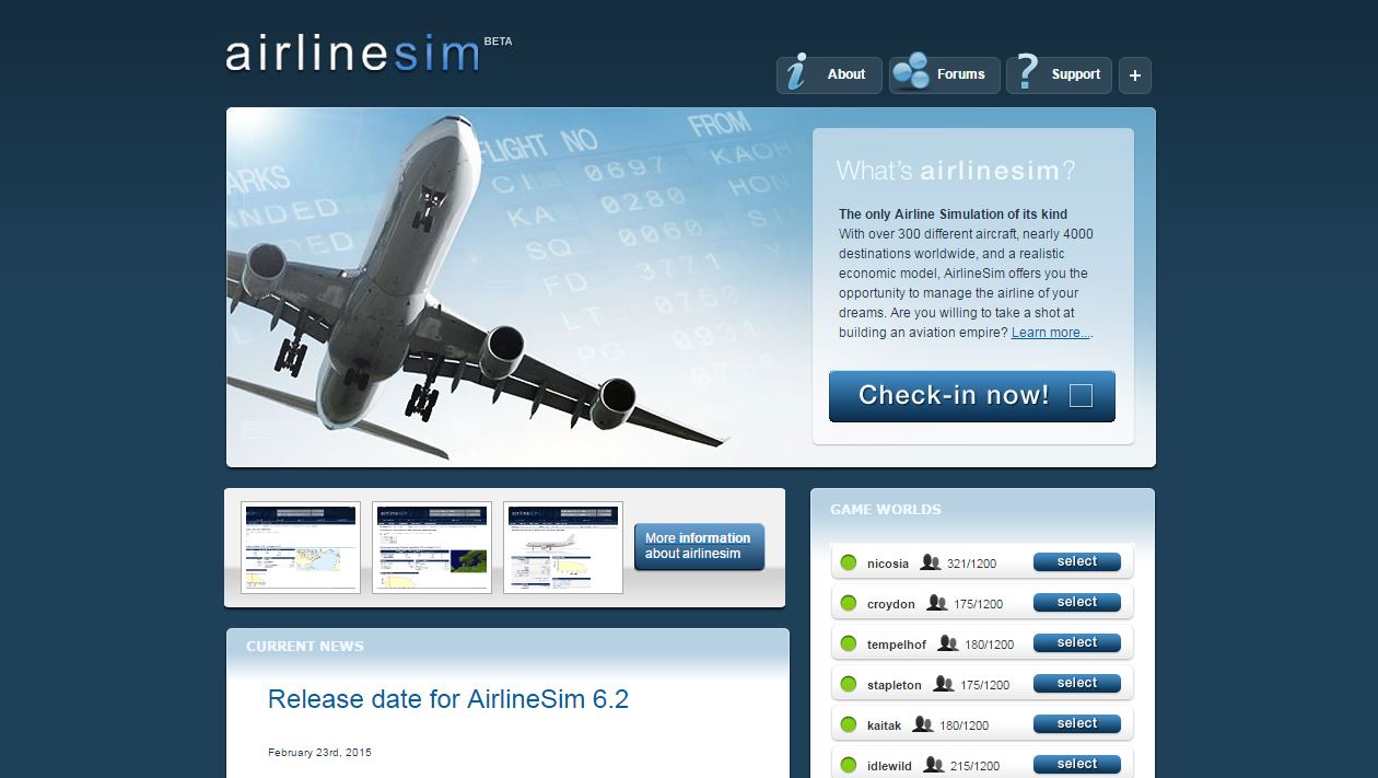 AirlineSim - Aircraft simulator game