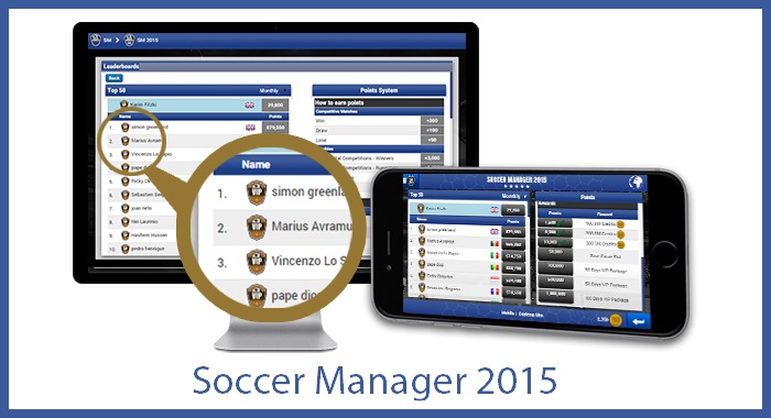 Soccer manager 2015 app