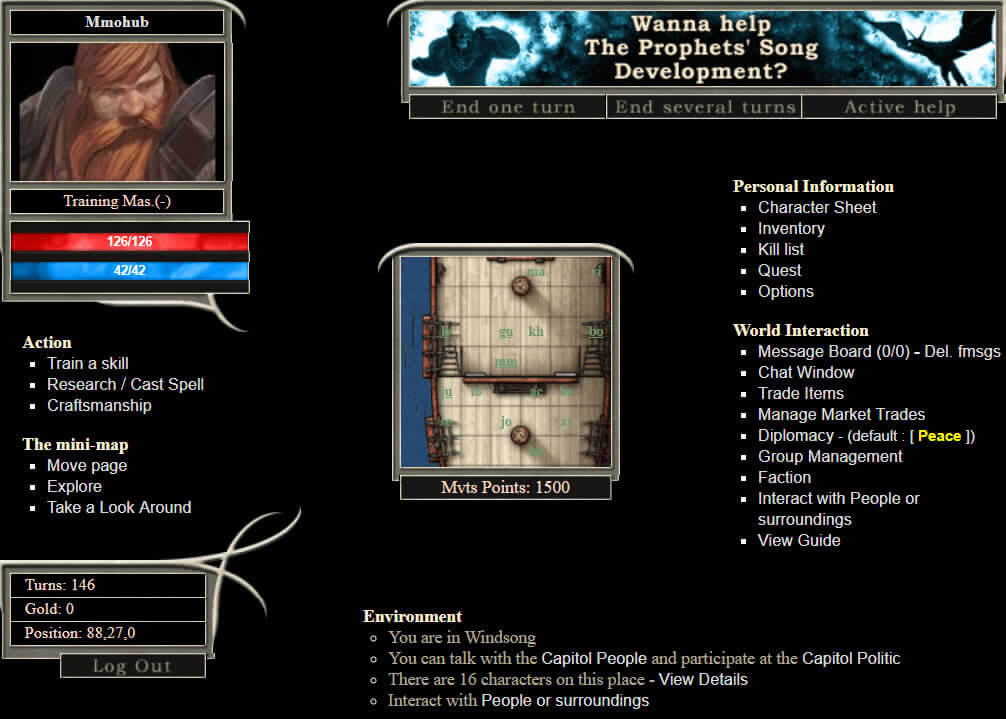 Agonia - F2P browser game